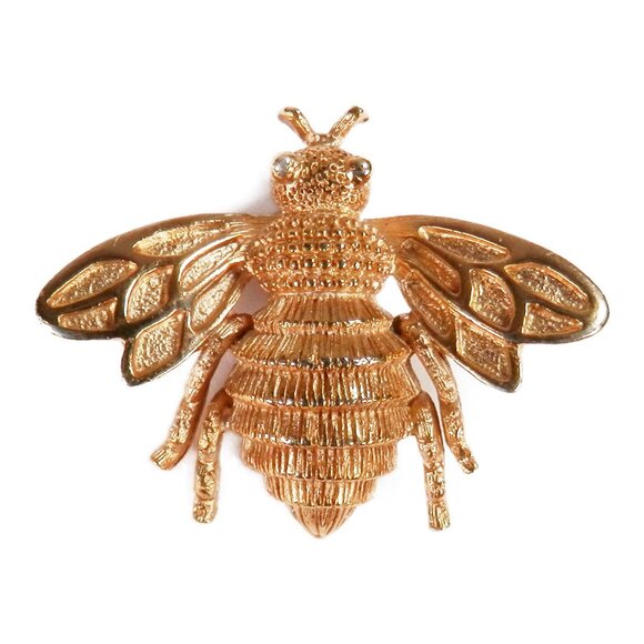 Avon | Jewelry | Vtg Avon Gold Tone Bumble Bee Brooch Pin Flying Insect ...